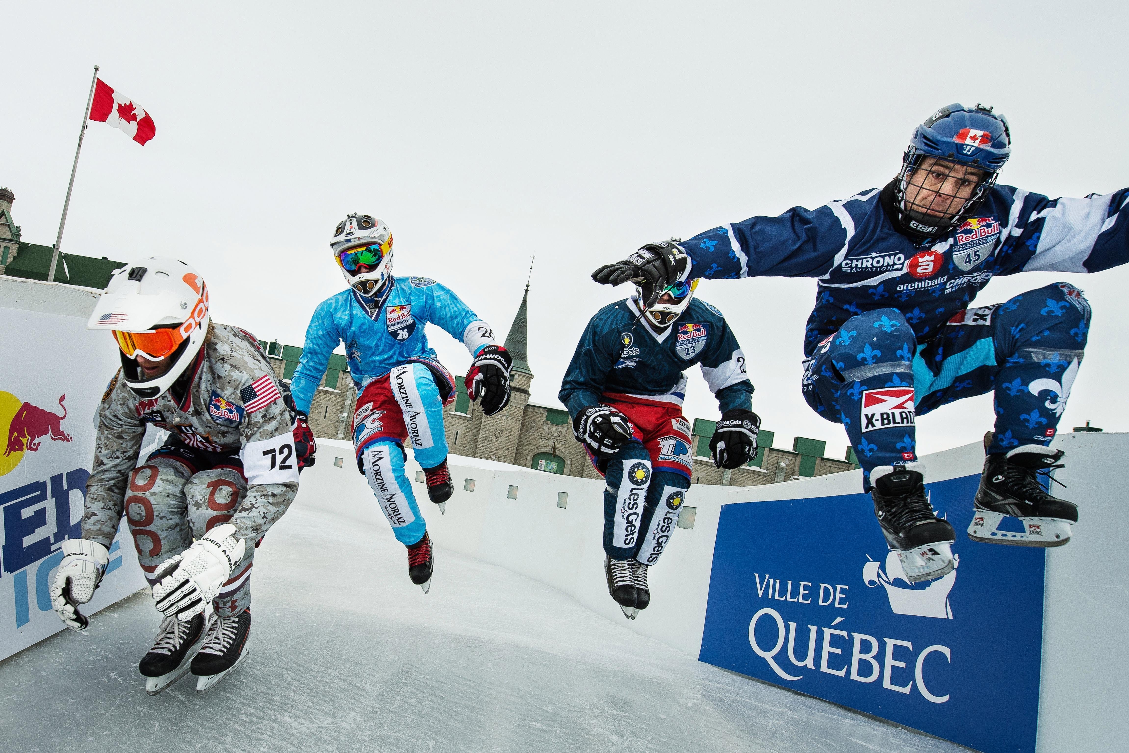 En live: Le Red Bull Crashed Ice à Québec City