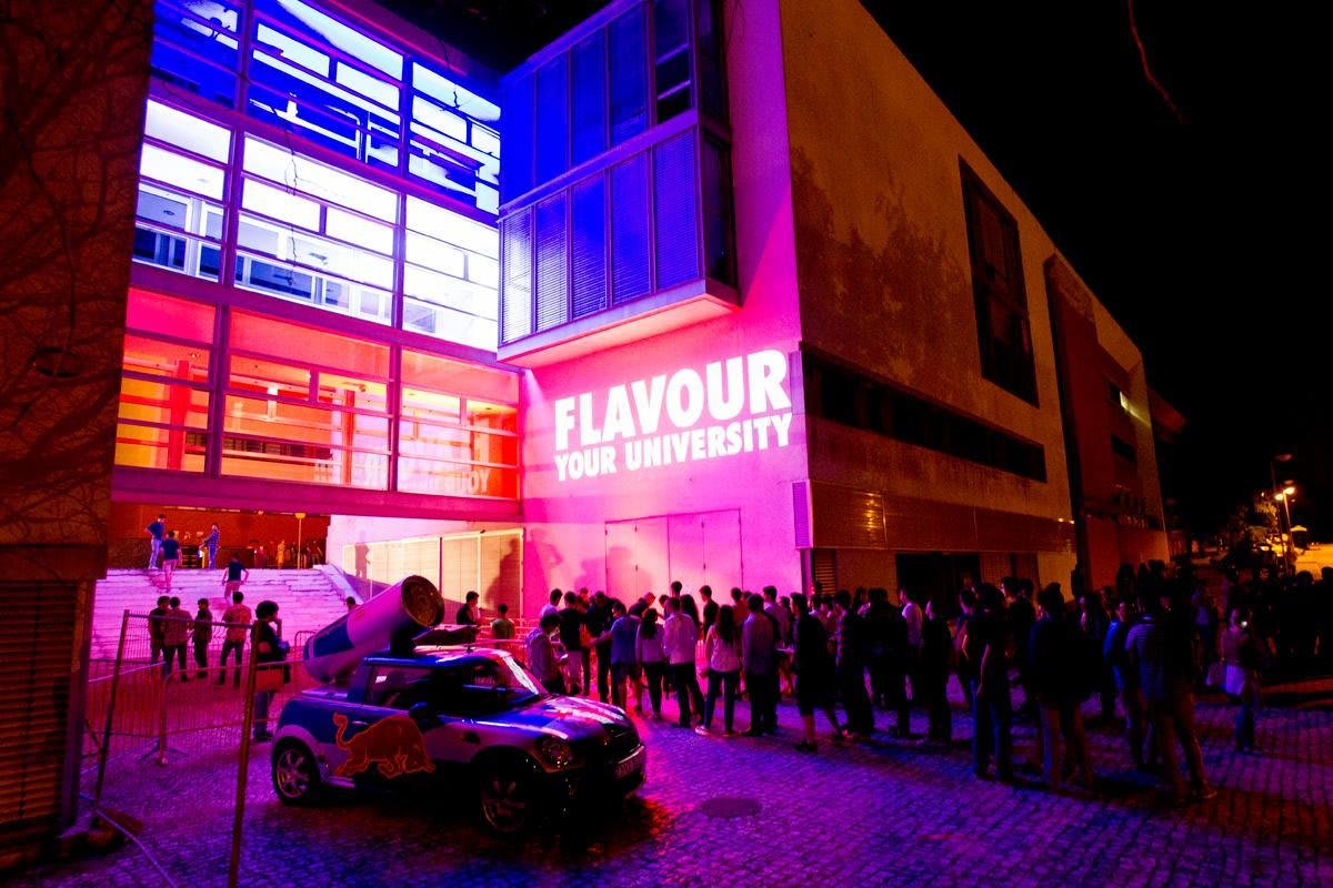 Red Bull Flavour Your University Red Party