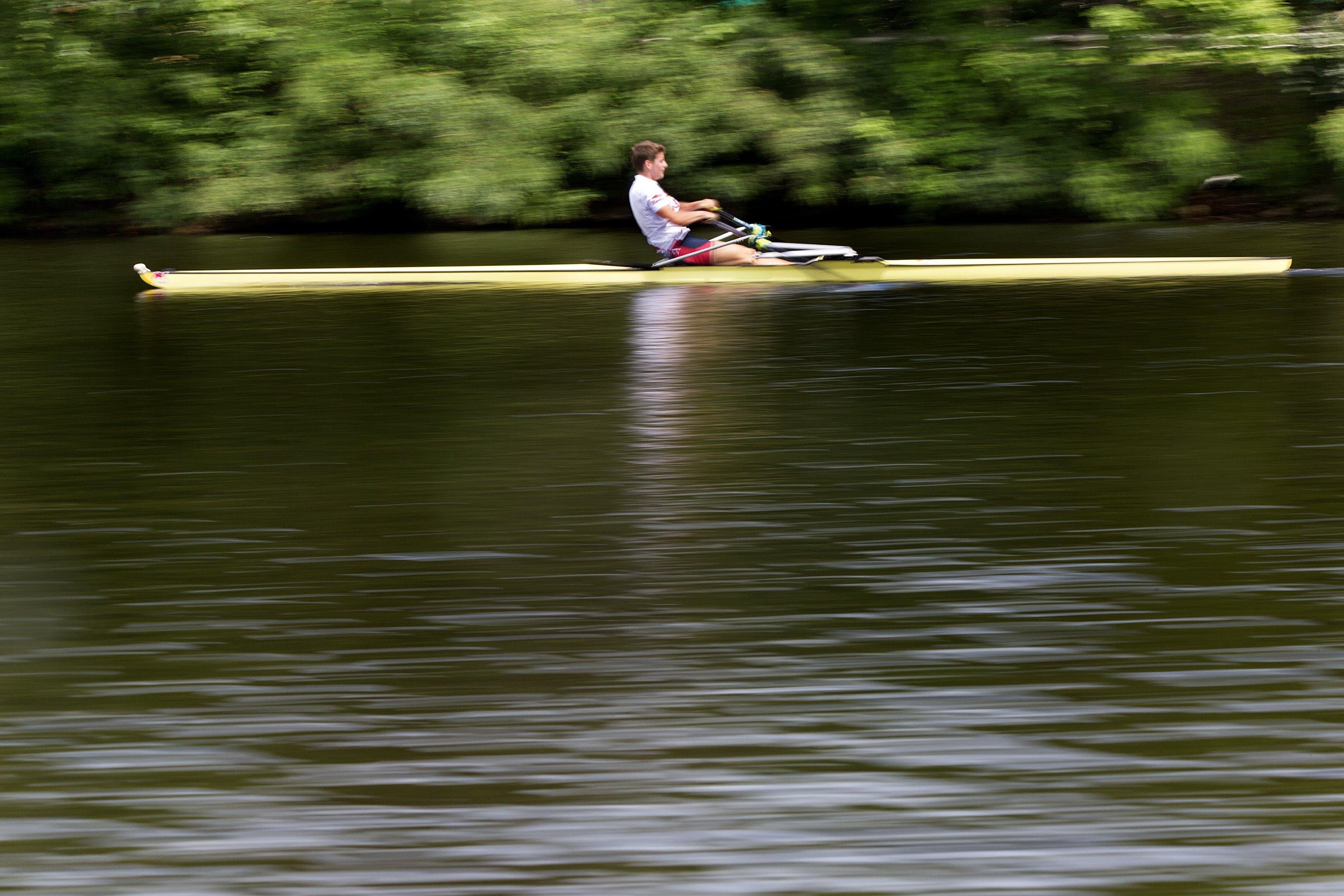 Andrew Campbell Single Scull Rowing