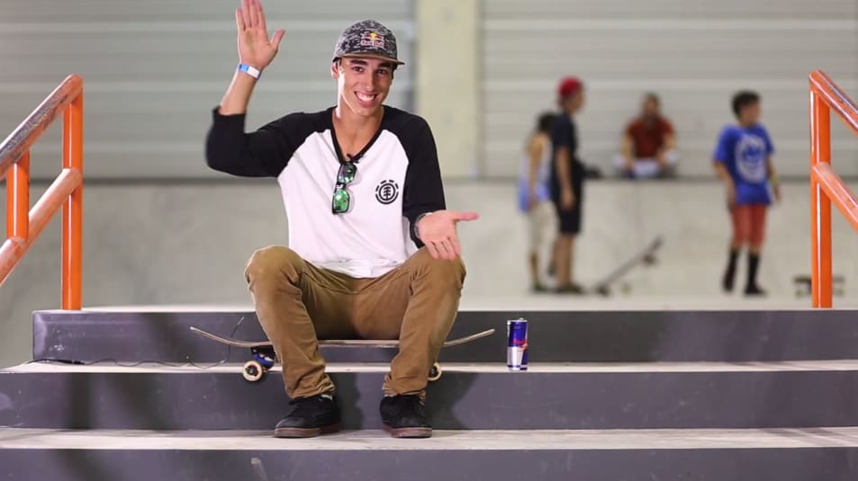 Danny León prueba el skatepark 360ºeXtrem de Andorra