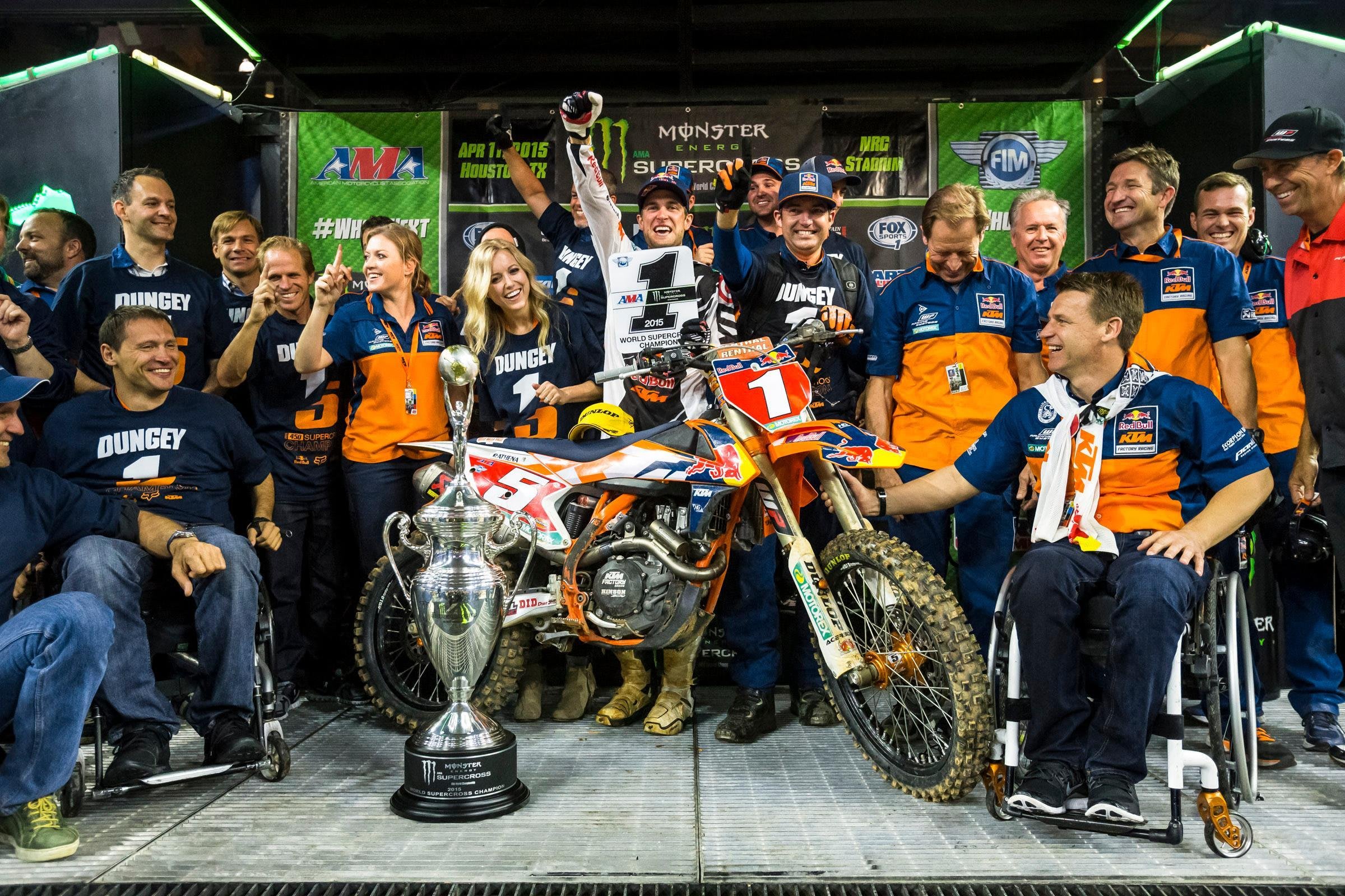 Ryan Dungey Wins the 2015 AMA Supercross Championship