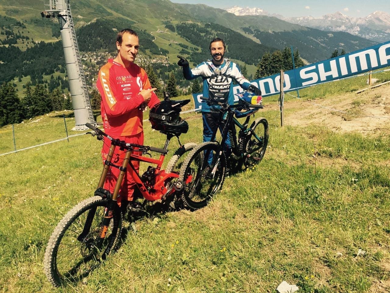 Claudio Caluori avant-goût course Lenzerheide GoPro MTB
