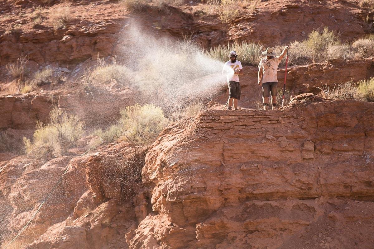 Red Bull Rampage 2015 - der Bau hat begonnen