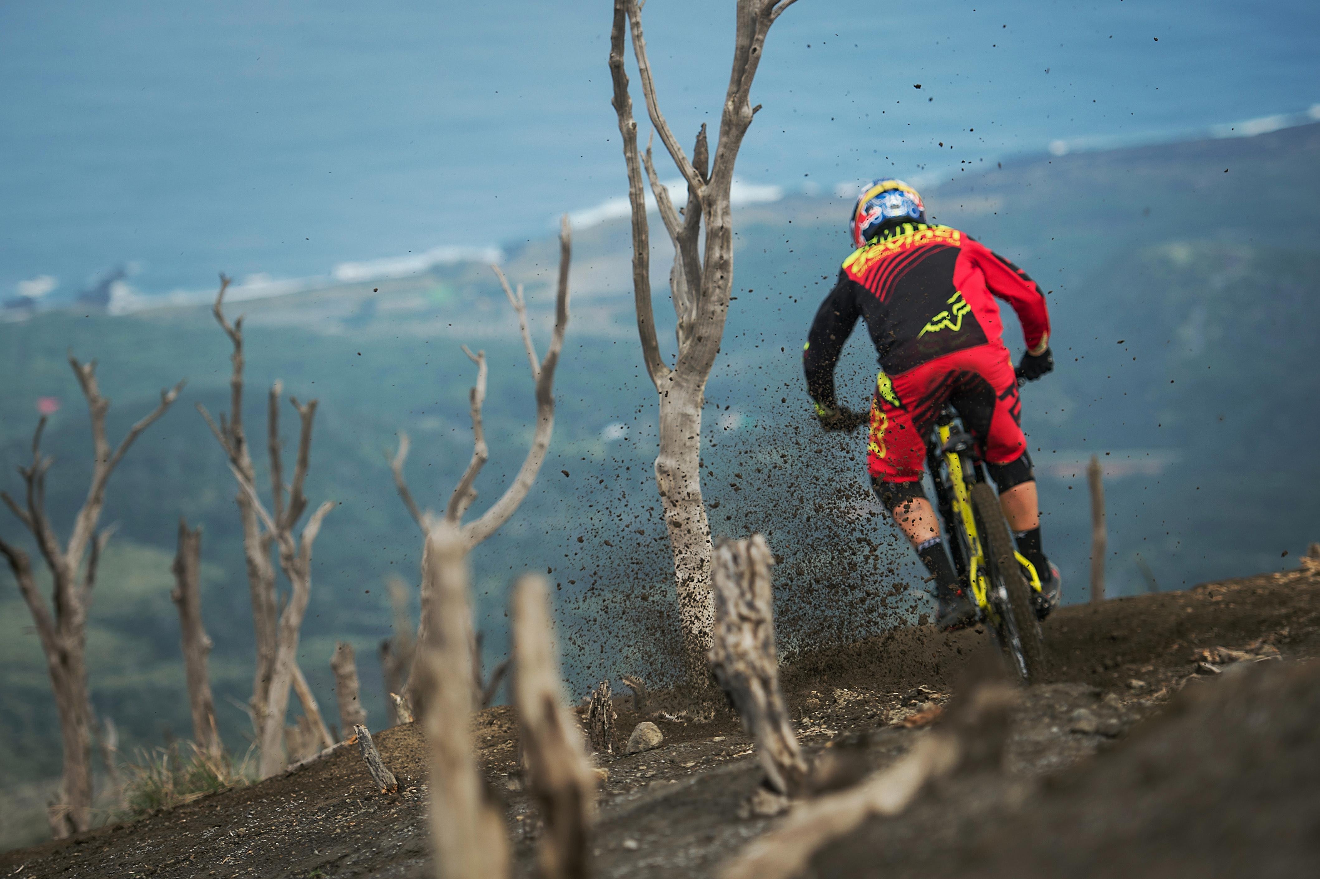 Steve Smith volcan japonais VTT DH