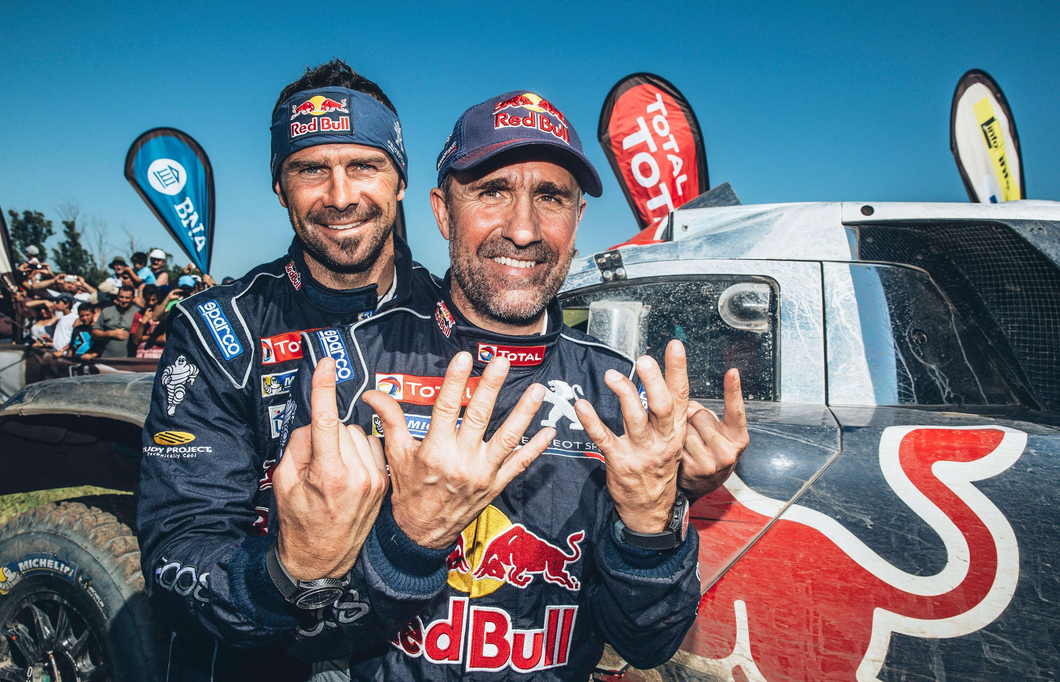 Peterhansel e Price são campeões do Dakar