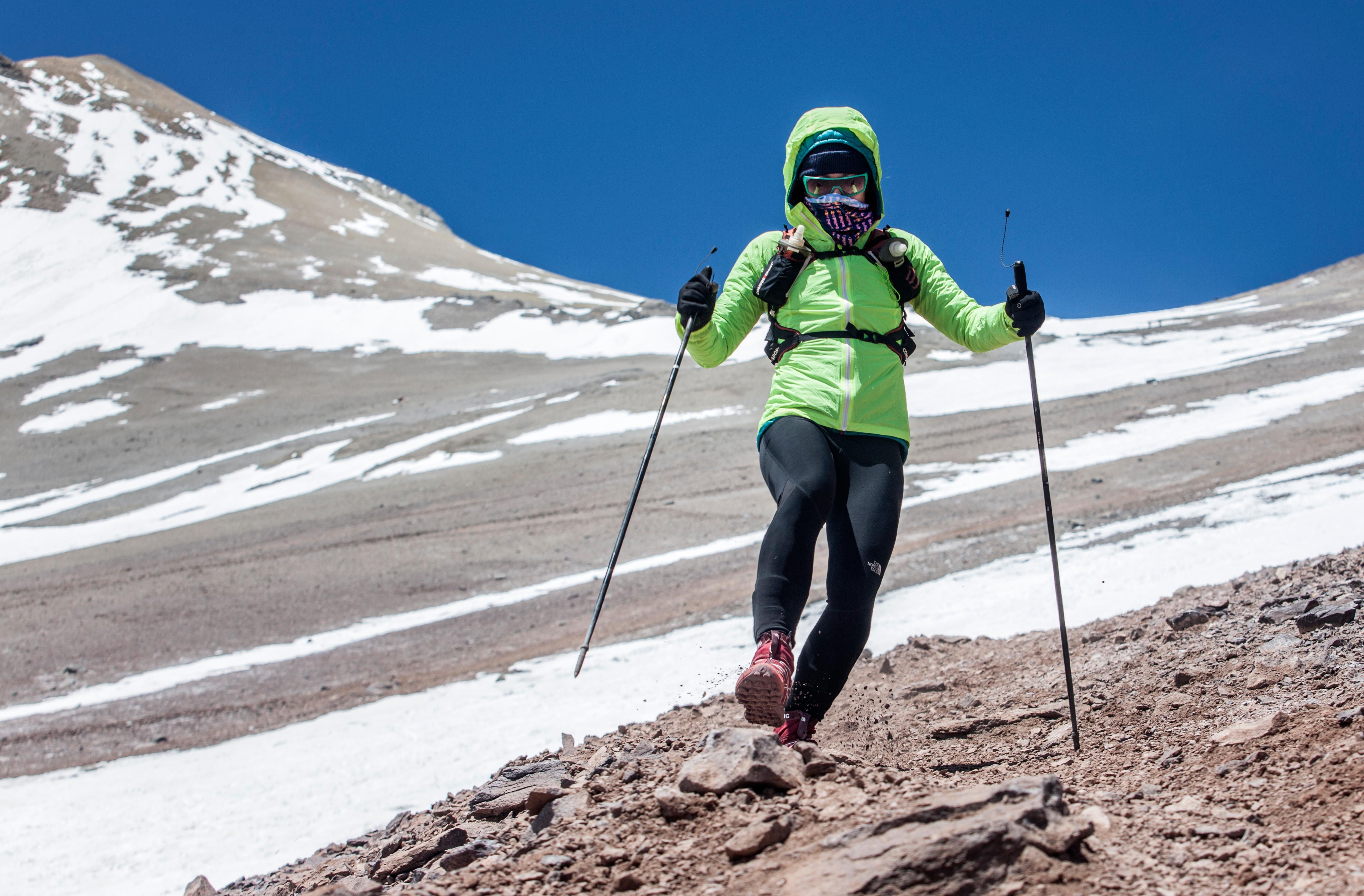 Fernanda Maciel conquista o Aconcágua