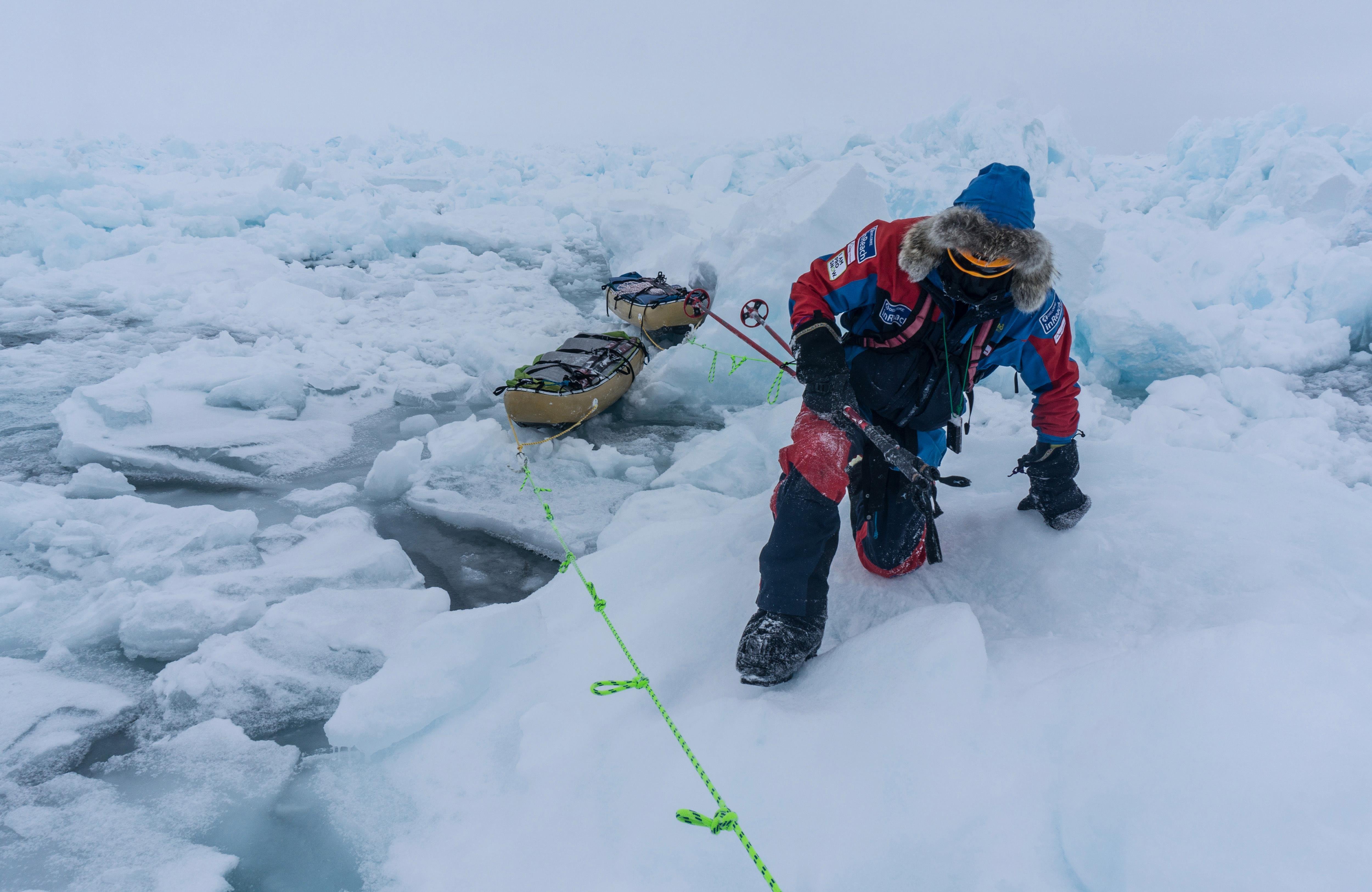 See what its like to walk to the North Pole