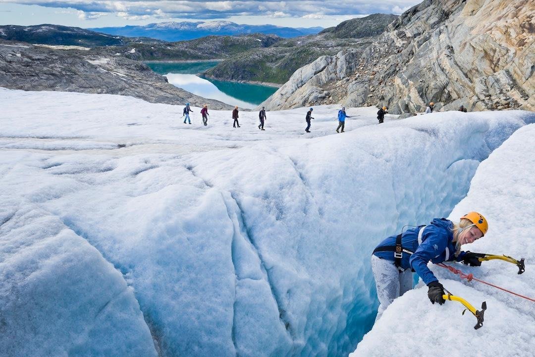 Fonna, un oasis de nieve en el verano europeo
