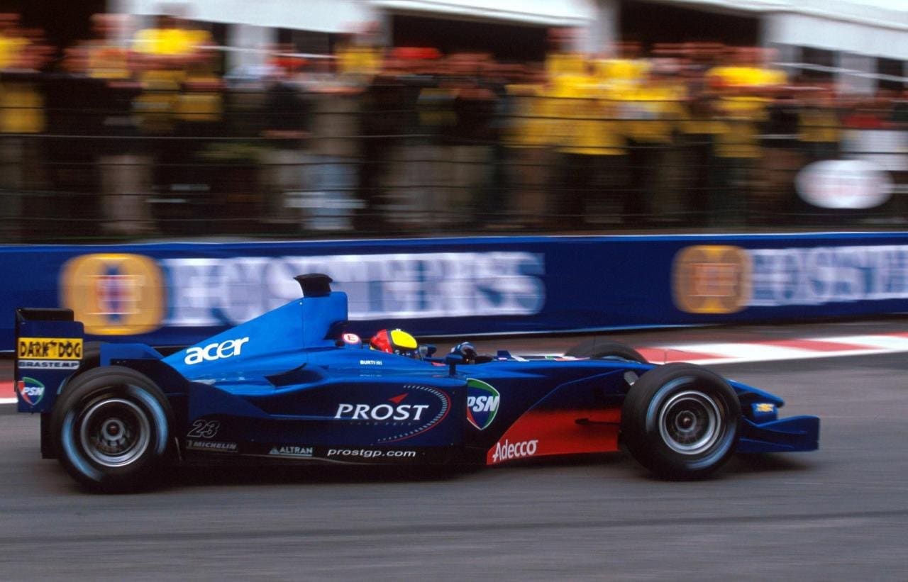 Os 15 anos da panca de Luciano Burti em Spa