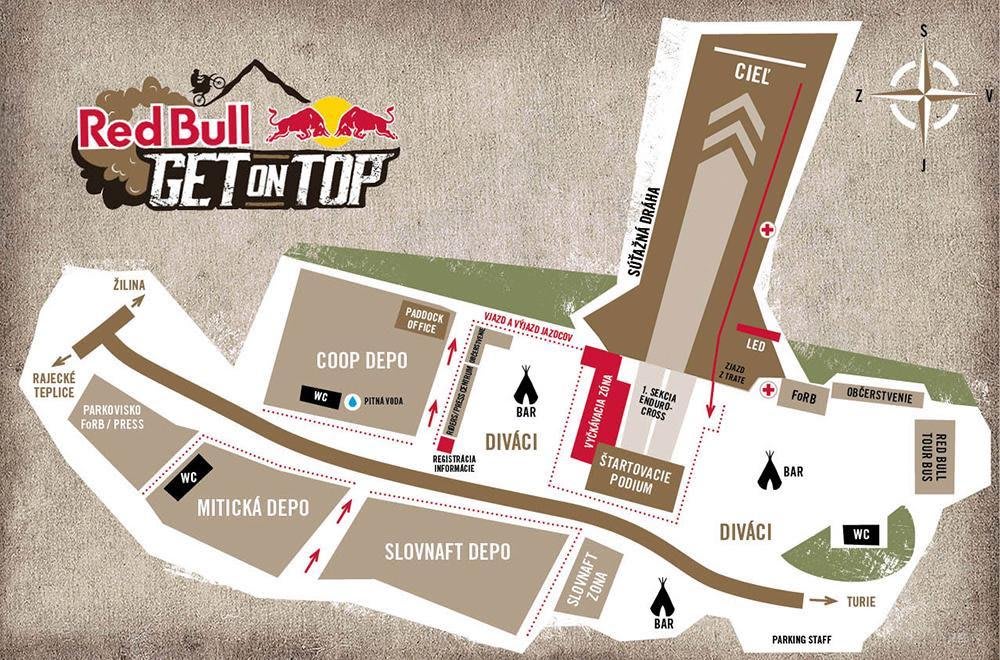 Informácie o pretekoch Red Bull Get on Top