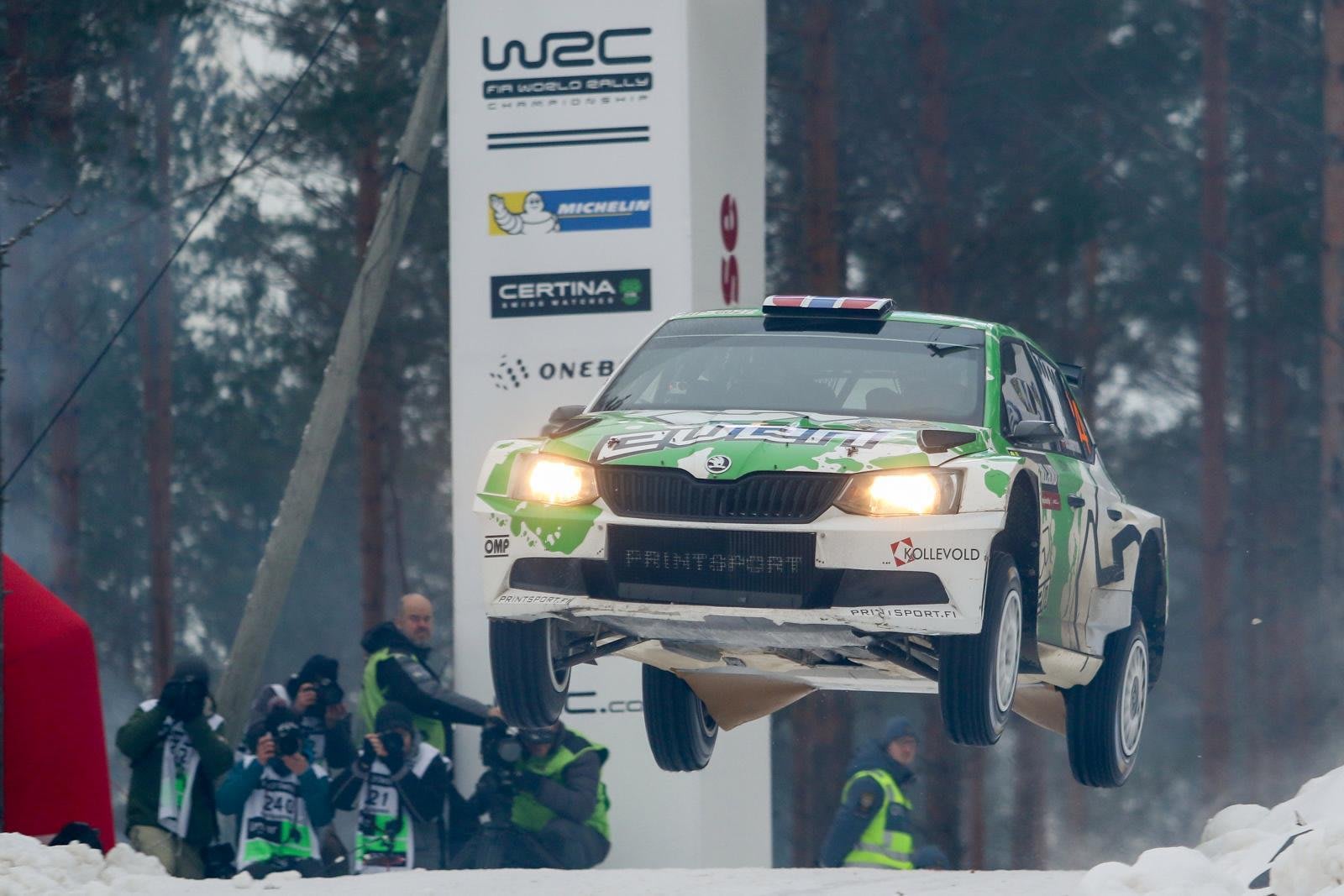 Ny nordmann viser seg fram blant rallyeliten