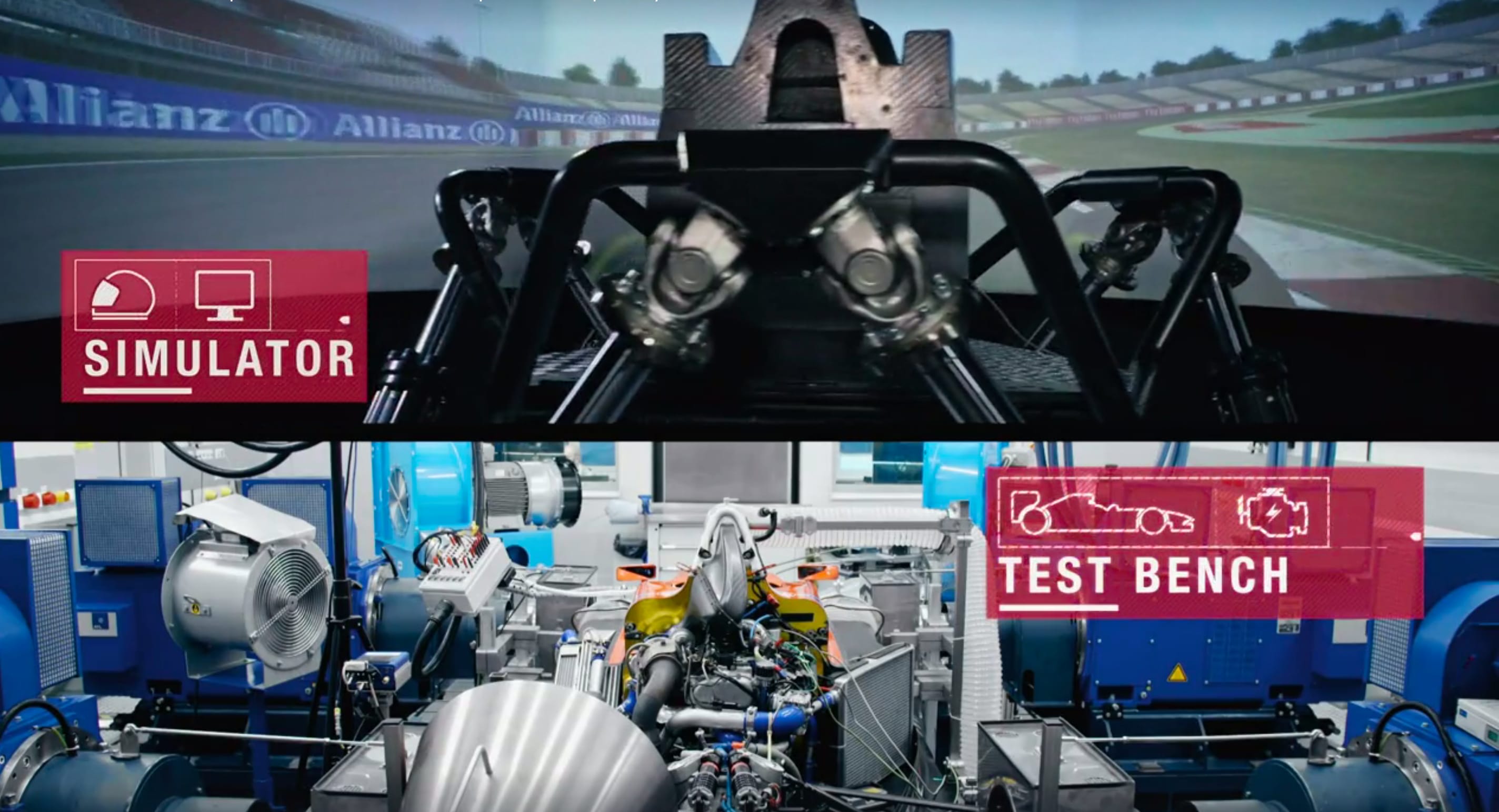 Video: Tak vypadá testovací simulátor F1