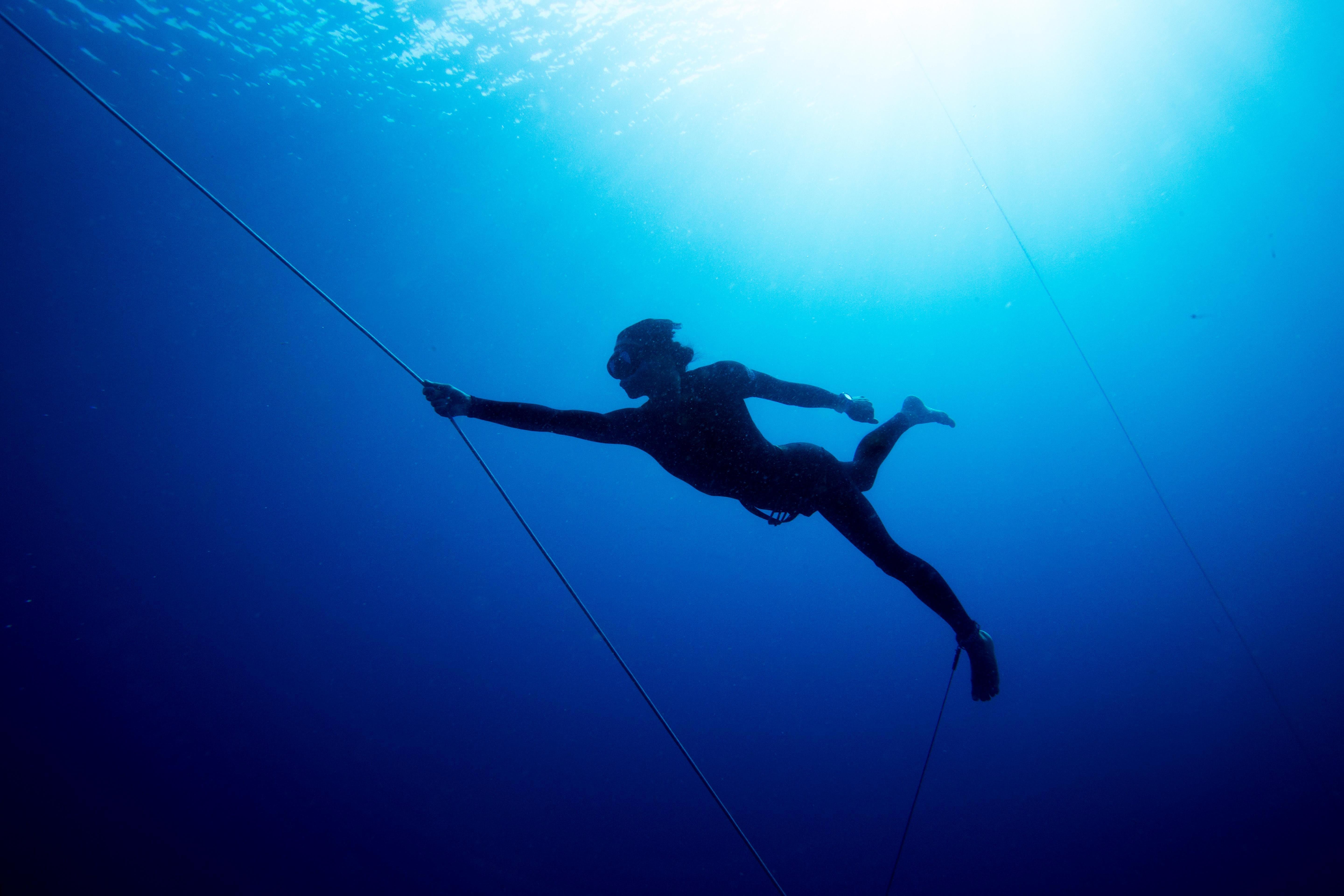 Underwater freediving photographer Julia Wheeler photos