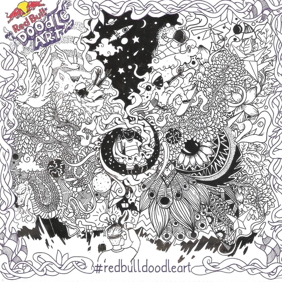 Inspiring doodles from Red Bull Doodle Art India 2017