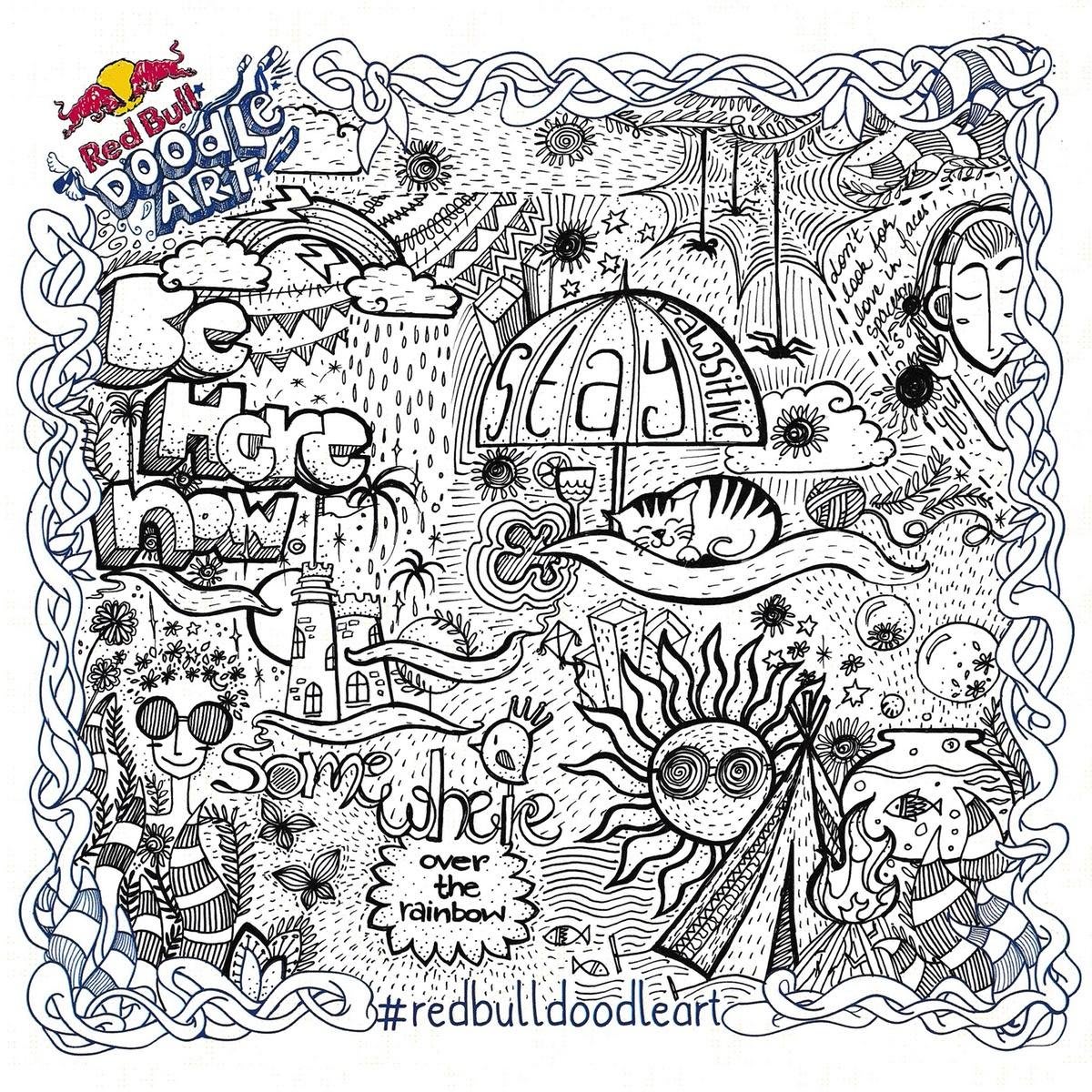 Inspiring doodles from Red Bull Doodle Art India 2017