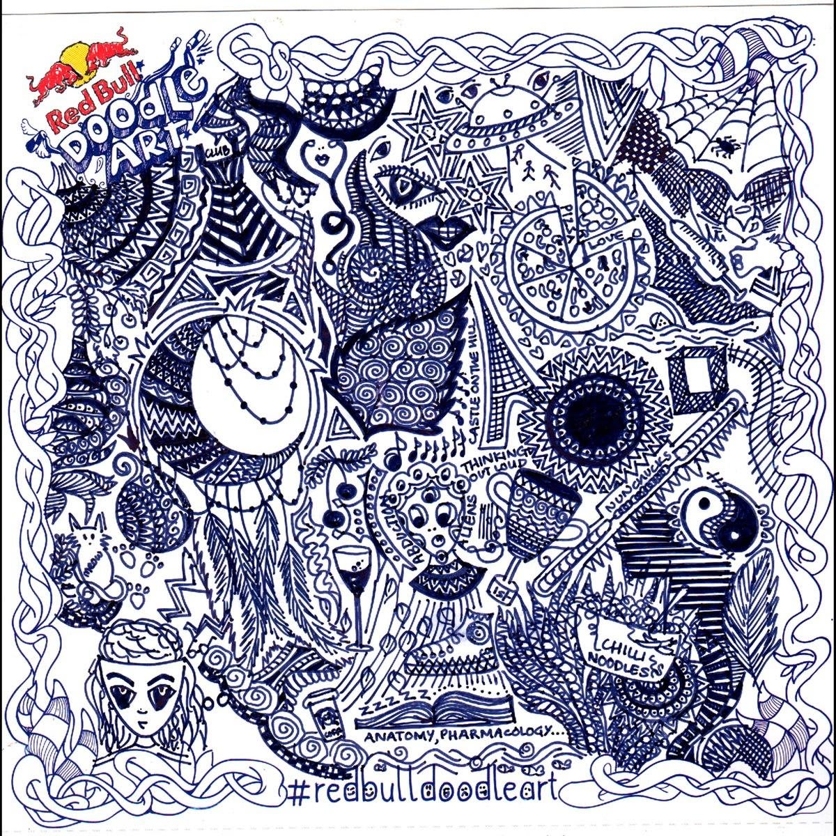 Inspiring doodles from Red Bull Doodle Art India 2017