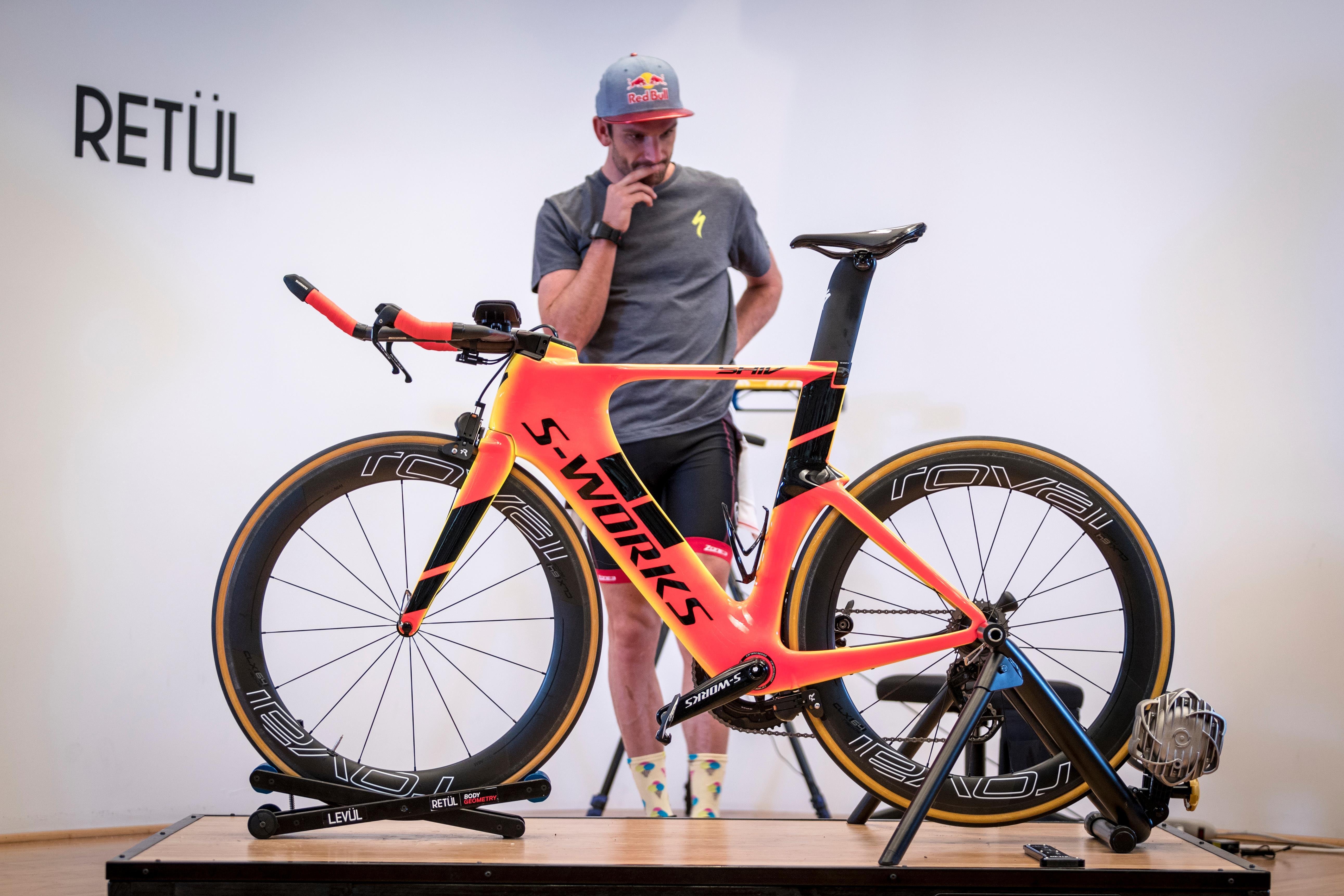 See Richard Murray preparing for his first 70.3