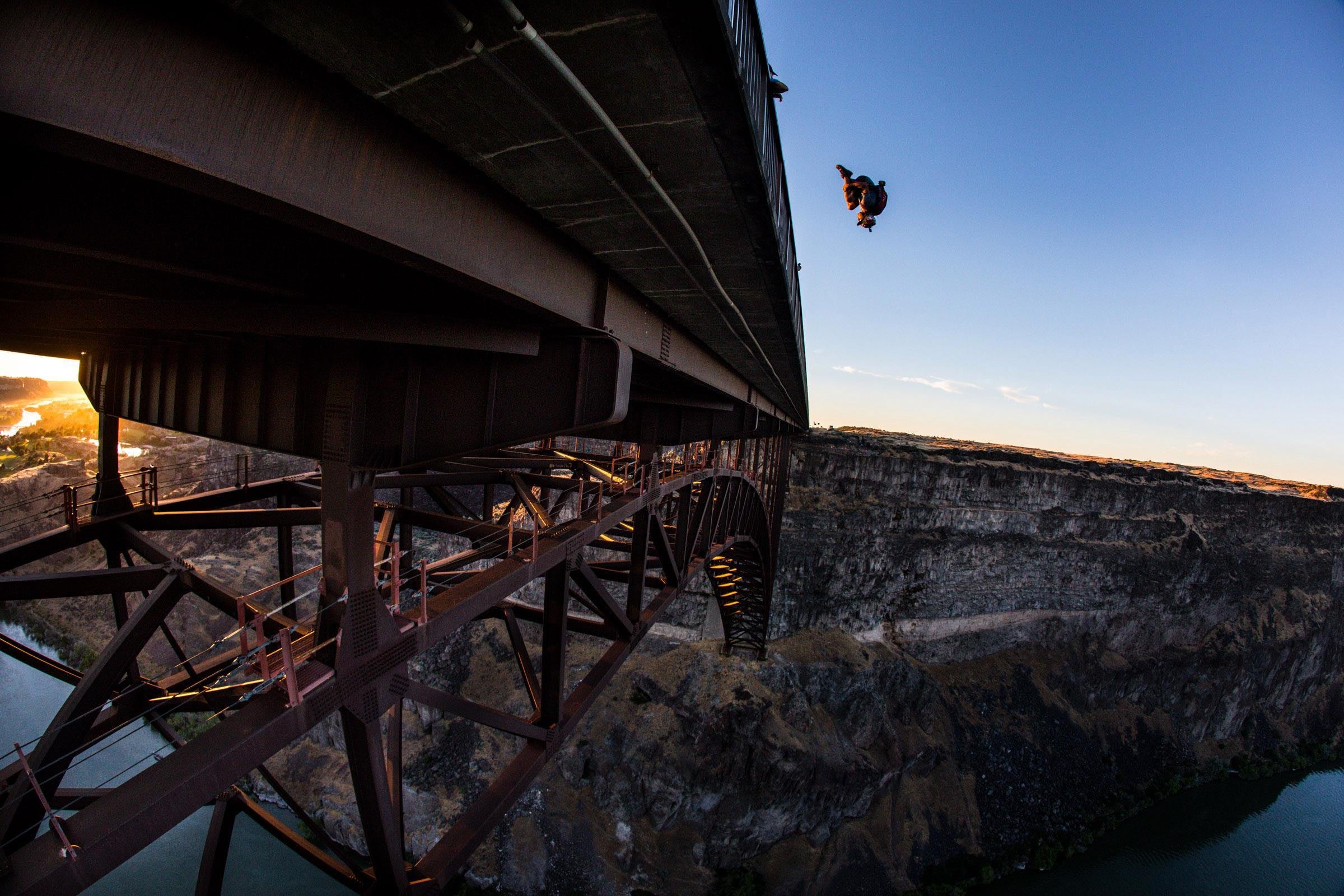 Miles Daisher takes BASE Jump World Record | Red Bull