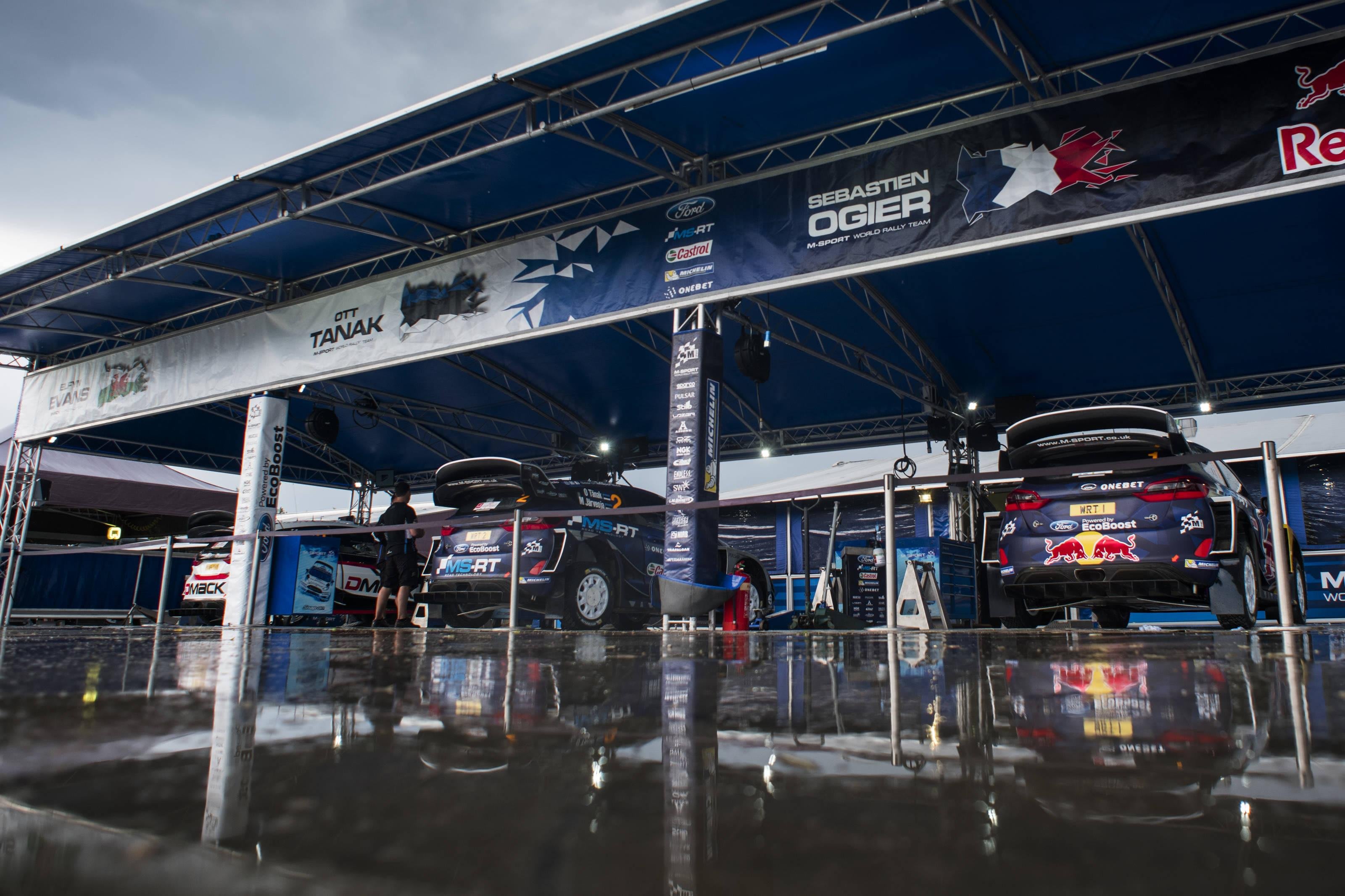 WRC Rally Poland 2017: Four way battle-cam ++video++