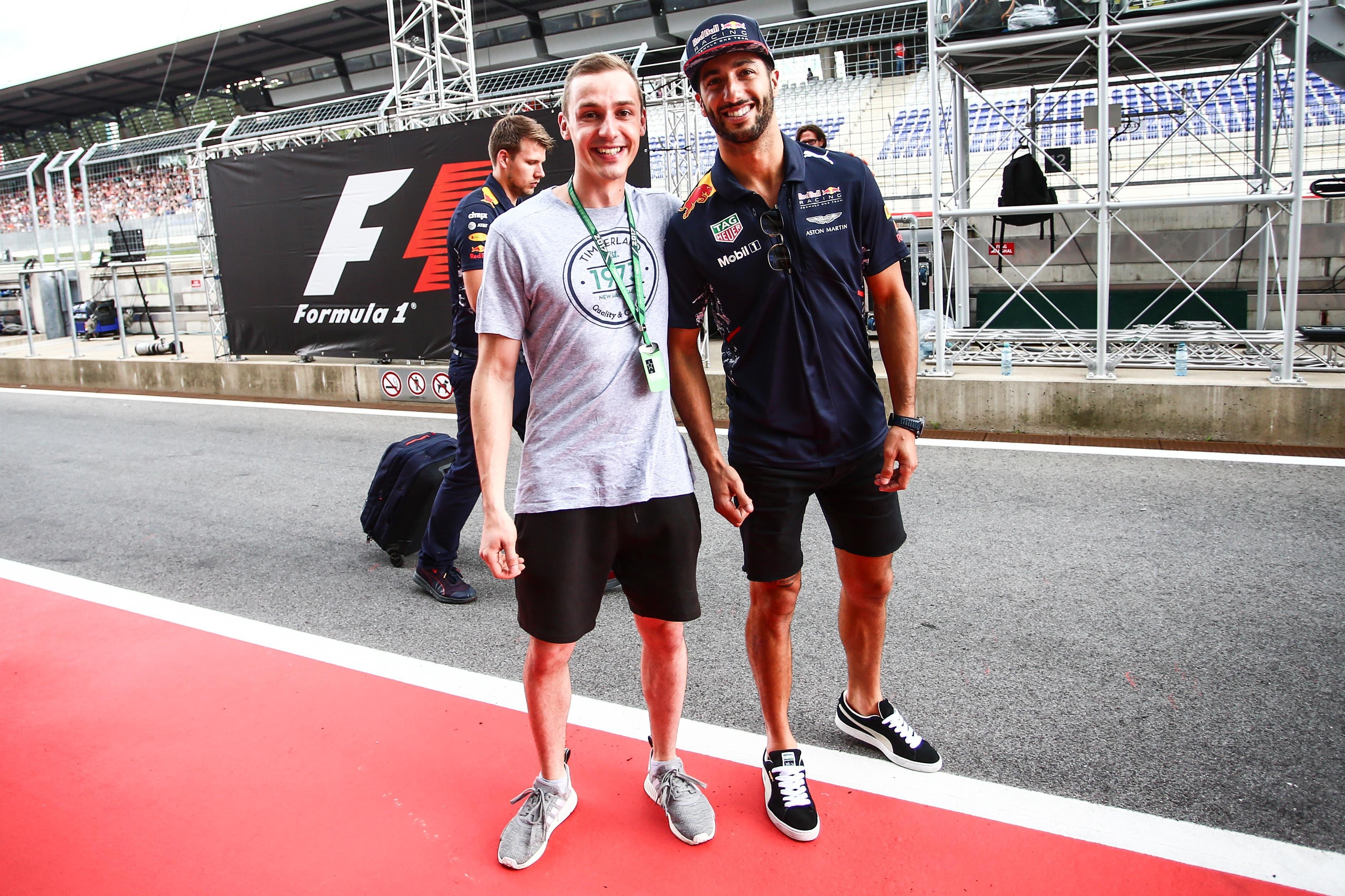 Race Taxi mit Daniel Ricciardo