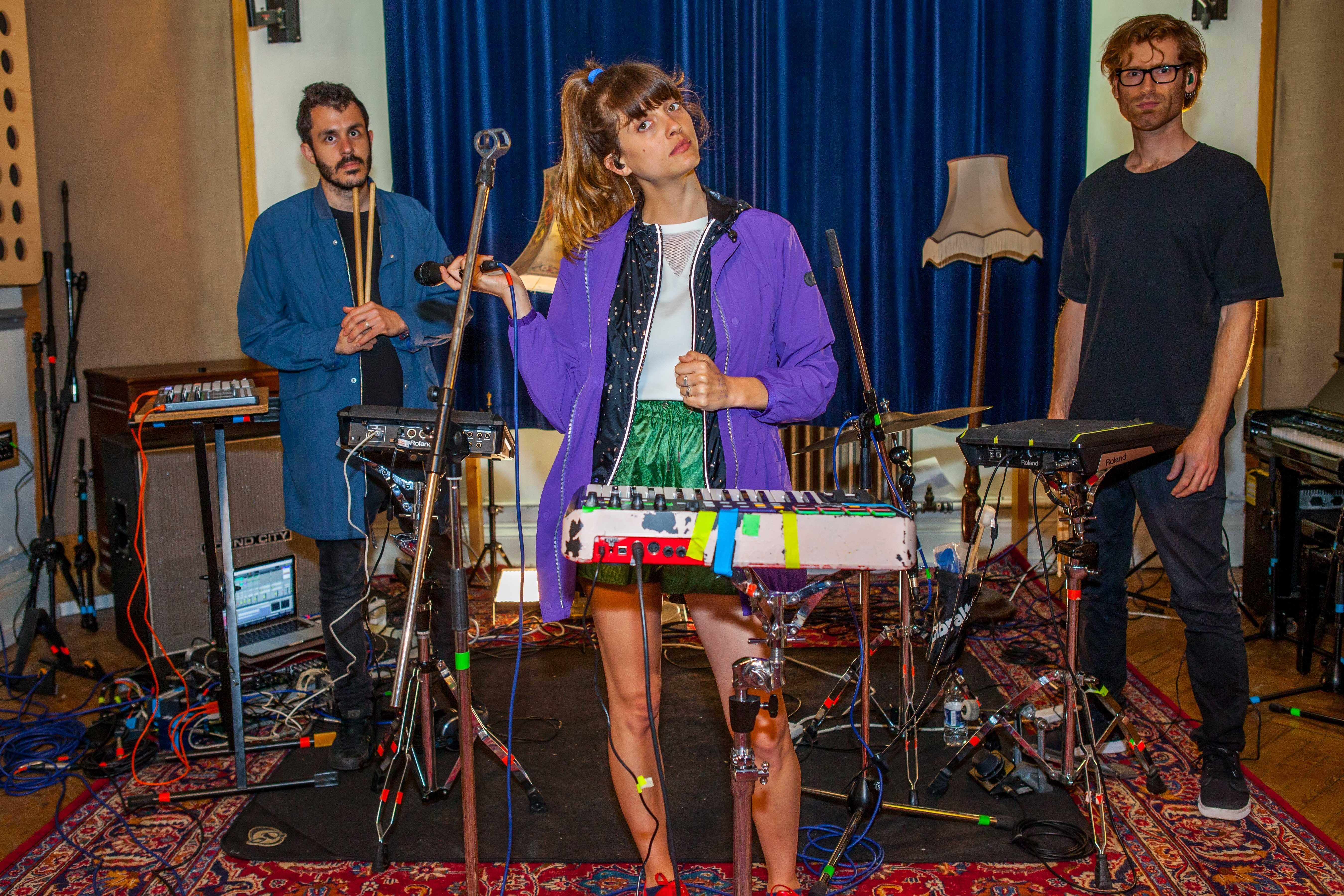 Noga Erez styled by AlphaTauri