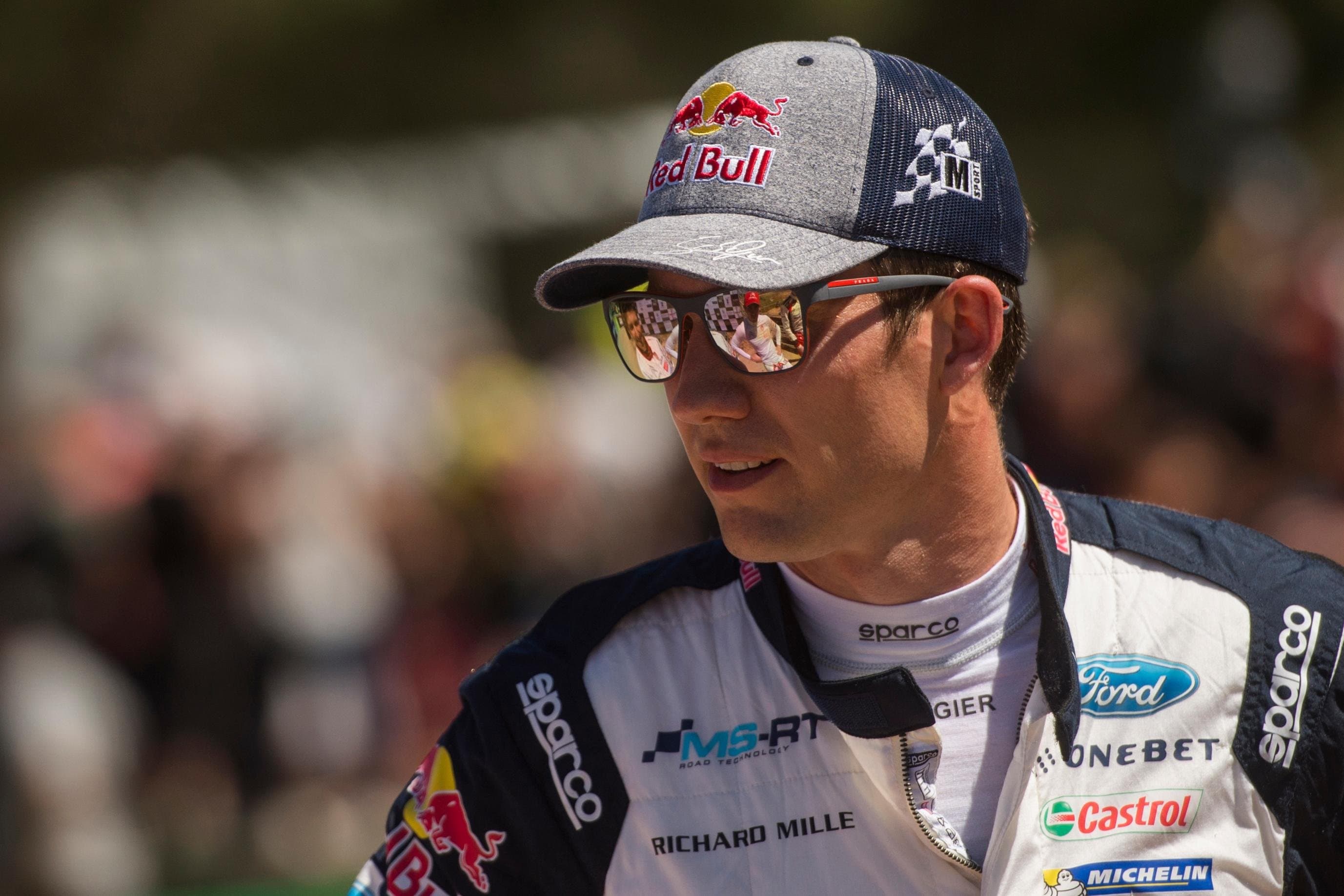 Sébastien Ogier se entrena para el Rally de Finlandia