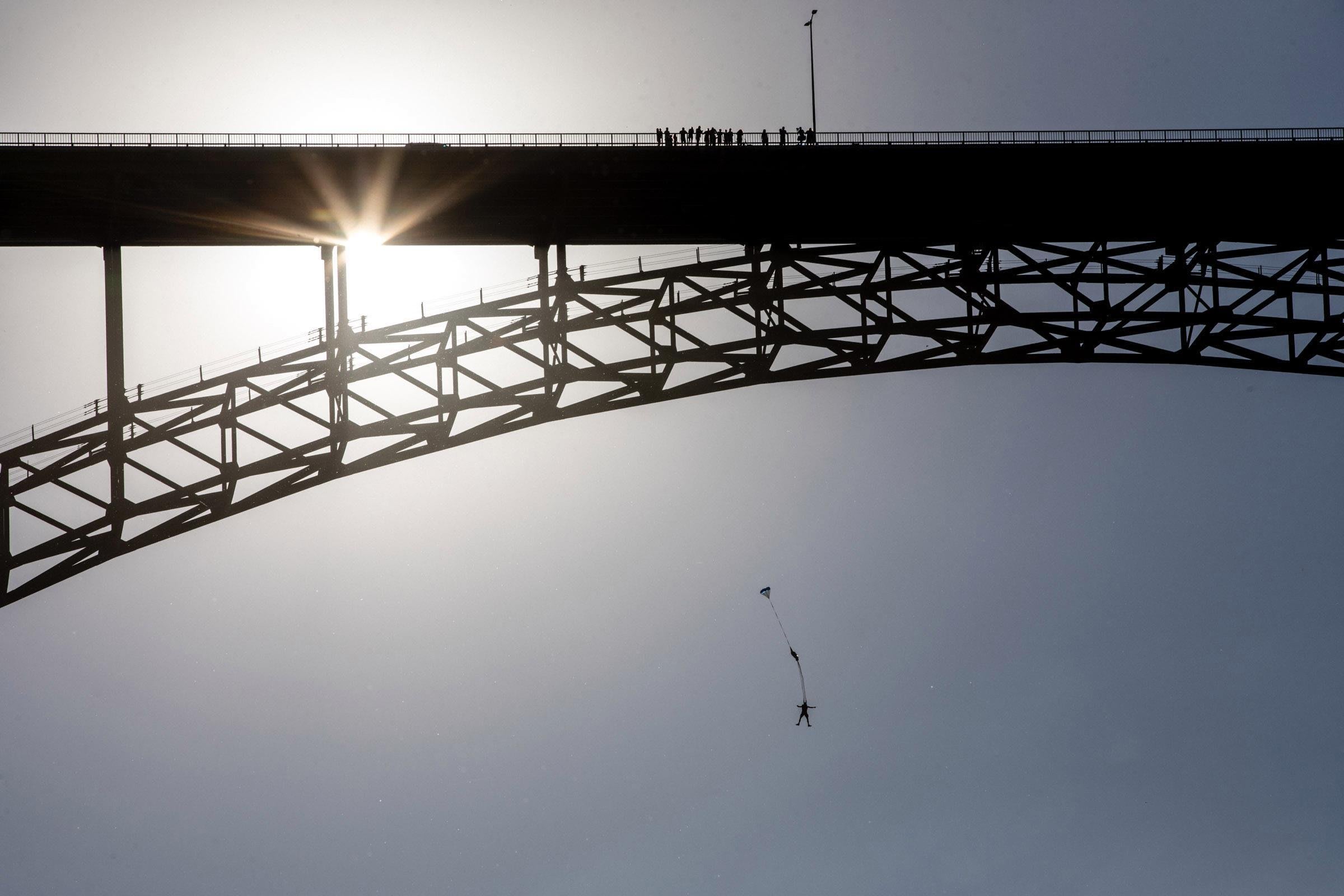 BASE Jump World Record Video | Miles Daisher | Red Bull