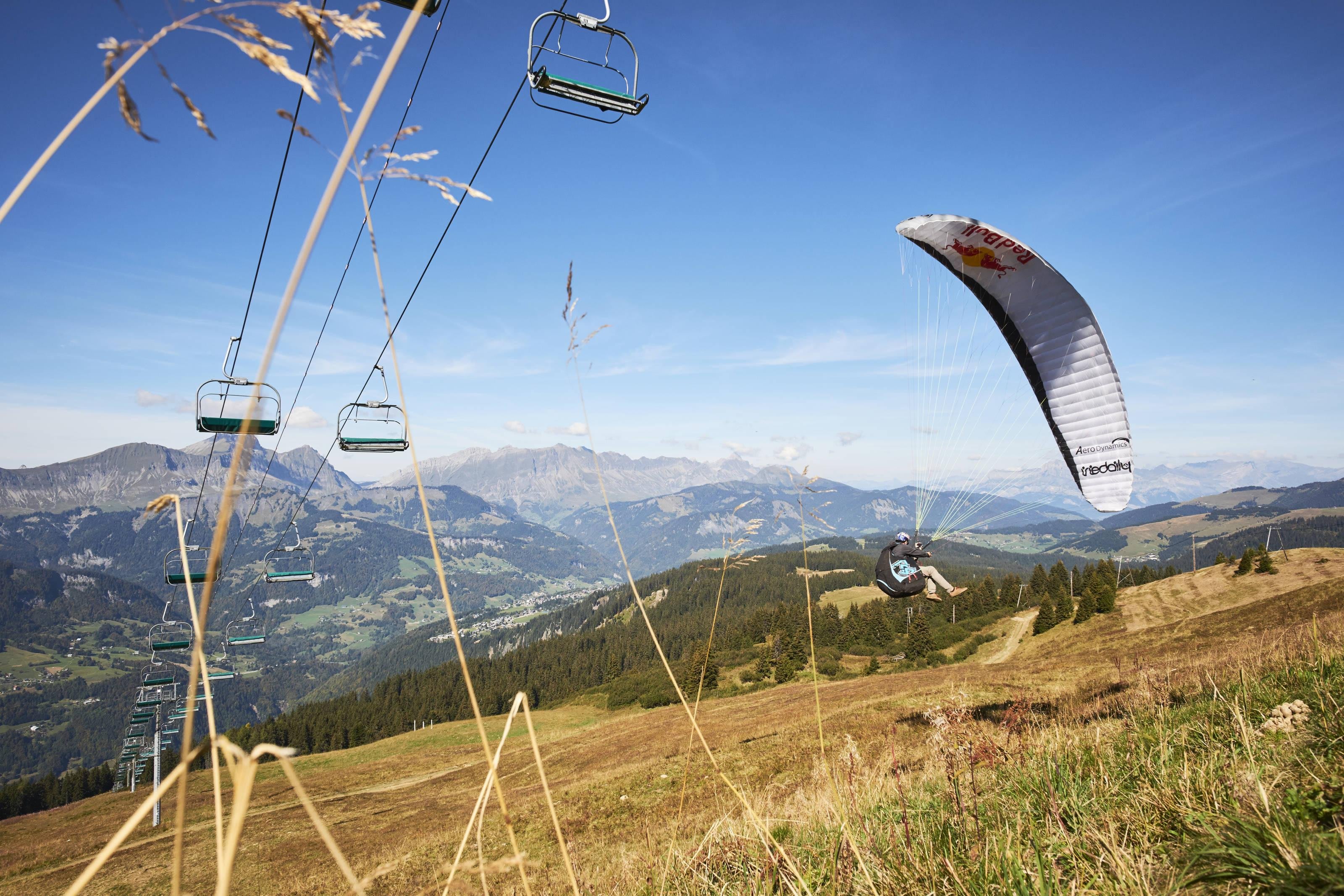 Best images of French acro paraglider Tim Alongi