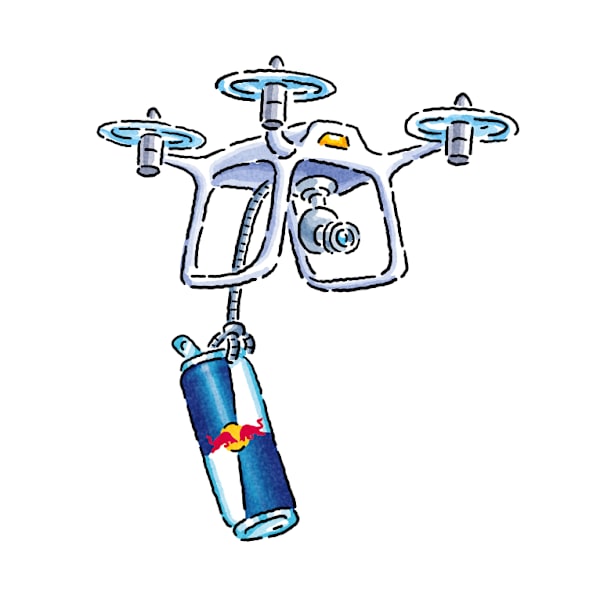 Red Bull Tetris - Drone